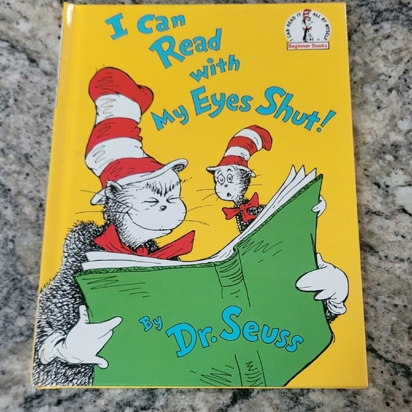 Vintage | Other | 978 Vintage Dr Seuss I Can Read With My Eyes Shut ...